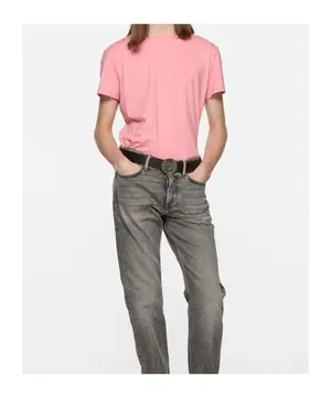 Acne Studios Regular Fit T-shirt - Pink