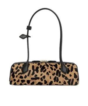 Alaïa Le Teckel Leopard Print Medium Bag - Brown