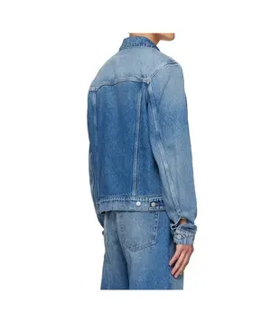 MAISON MARGIELA Long Sleeve Denim Shirt - Medium Blue
