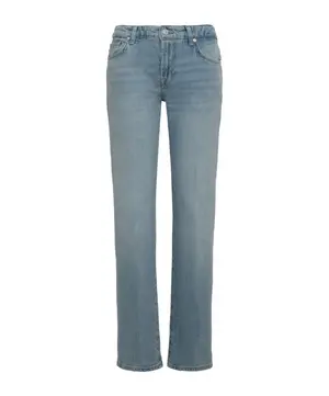 7 For All Mankind Calie Mid-rise Straight Jeans