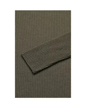 Fabiana Filippi High-necked Ribbed Sweater - Green