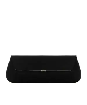 Amina Muaddi Flap Clutch