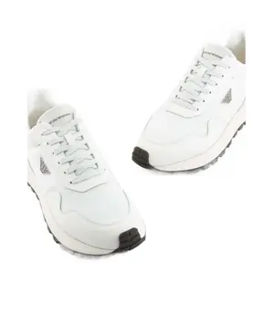 Emporio Armani Logo Detail Lace-up Sneakers