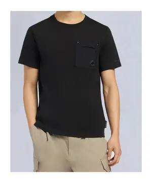 Moose Knuckles Dalon Logo Plaque T-shirt - Black