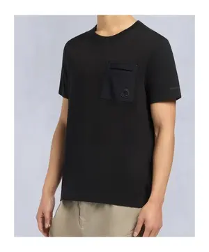 Moose Knuckles Dalon Logo Plaque T-shirt - Black