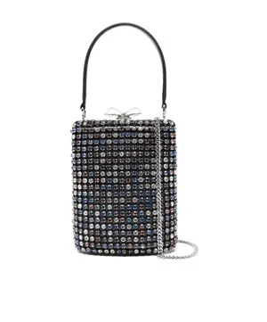 SELF-PORTRAIT Crystal-embellished Mini Tote Bag - Multicoloured