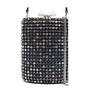 SELF-PORTRAIT Crystal-embellished Mini Tote Bag - Multicoloured