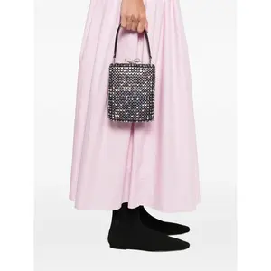 SELF-PORTRAIT Crystal-embellished Mini Tote Bag - Multicoloured