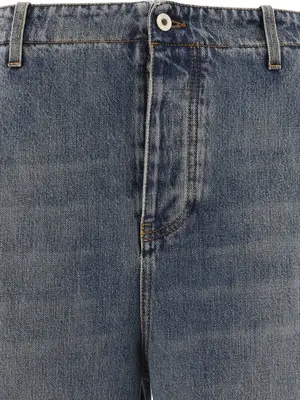 Loewe Wide Leg Jeans In Denim