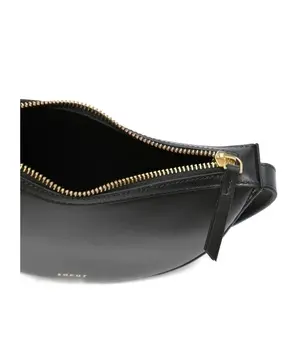 Soeur Zipper Shoulder Bag - Black