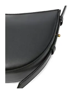 Soeur Zipper Shoulder Bag - Black