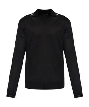 Dolce & Gabbana Dolce Gabbana Long-sleeved Polo Shirt