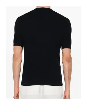 Zegna Knitted T-shirt - Black