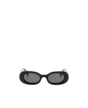 Off-White Amalfi Oval Frame Sunglasses - Gray