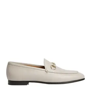 Gucci Gucci Jordaan Loafers Light Gray