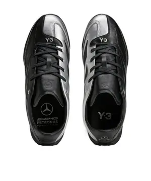 Y3 Feroza Lo Lace-up Sneakers - Black/silver Metallic