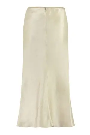 MAISON MARGIELA High Waist Flared Hem Skirt