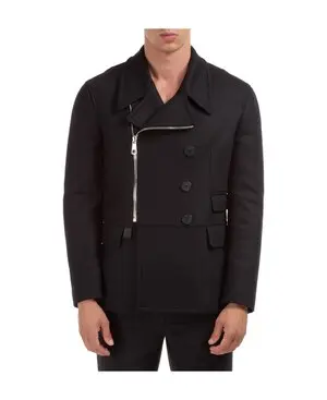 Neil Barrett Asymmetrical Zipper Coat