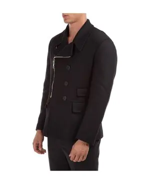 Neil Barrett Asymmetrical Zipper Coat