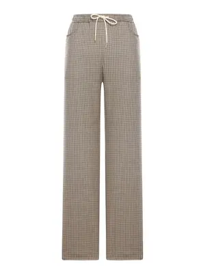 Celine Elastic Waist Casual Pants