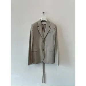 Loewe Single-breasted Tailored Jacket - Light Beige