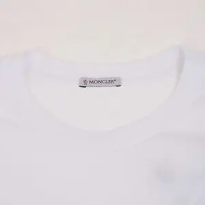 Moncler Logo Long Sleeve T-shirt - White