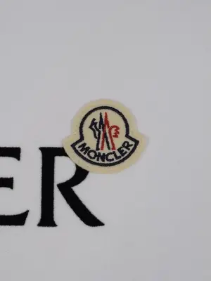 Moncler Logo Long Sleeve T-shirt - White