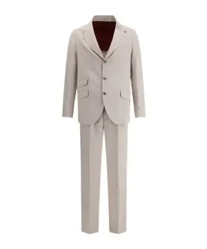 Brunello Cucinelli Single-breasted Suit - Nude