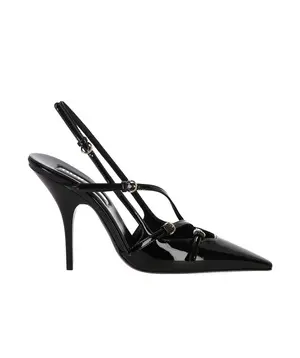 Miu Miu Buckled Slingback High Heel Sandals