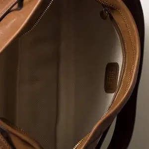 Miu Miu Nappa Leather Shoulder Bag - Oak