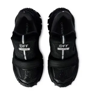 Off-White Glove Round Toe Sneakers - Black