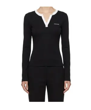 Marissa Chiara Long-sleeved T-shirt With Contrasting Trim