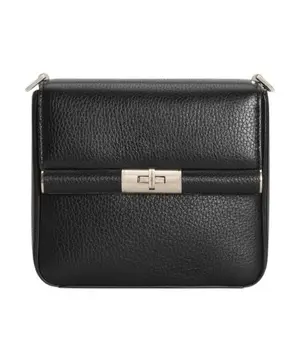 Dolce & Gabbana Foldover Top Shoulder Bag - Black