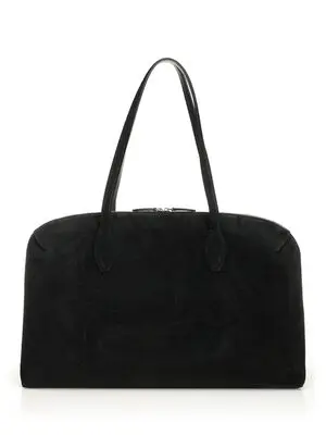 TOTEME Zipped Tote Bag With Double Top Handles - Black