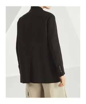 Brunello Cucinelli Organza Blazer - Black