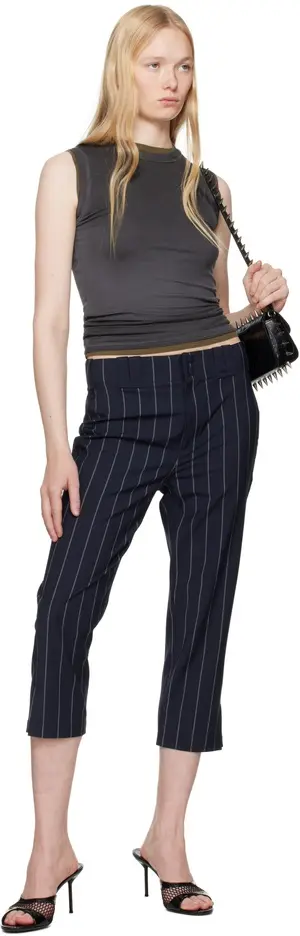 Alexander Wang Pin-striped Capris