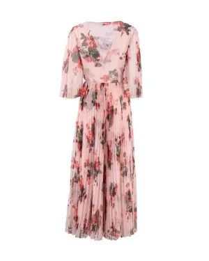 Philosophy Di Lorenzo Serafini Floral Print V-neck Maxi Dress