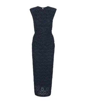 ROTATE BY BIRGER CHRISTENSEN Floral-lace Midi Dress