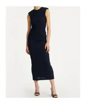 ROTATE BY BIRGER CHRISTENSEN Floral-lace Midi Dress