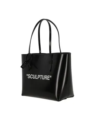 Off-White Slogan Printed Tote Bag