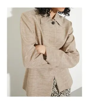 MAXCO. Max&co. Slim-fit Slubby Grisaille Jacket