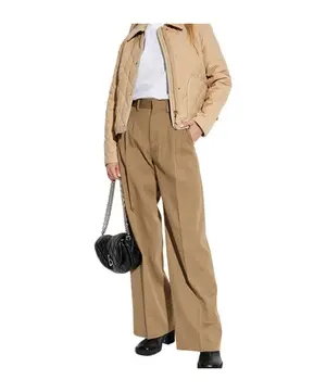 Burberry Quilted Long Sleeve Jacket With Spread Collar