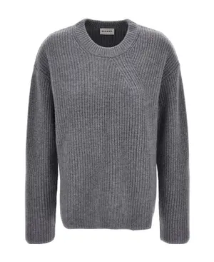 P.a.r.o.s.h Ribbed-knit Cashmere Jumper - Gray