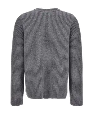 P.a.r.o.s.h Ribbed-knit Cashmere Jumper - Gray