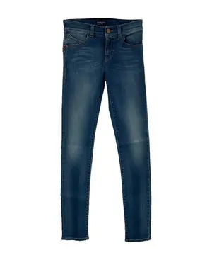Emporio Armani Embellished Belted Denim Pants