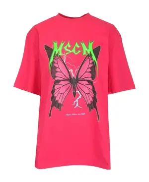 MSGM Butterfly Graphic T-shirt