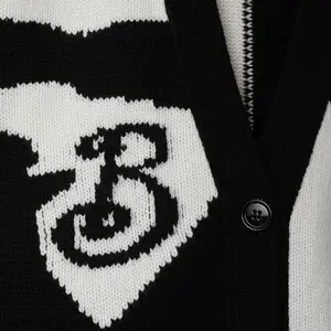 Burberry V-neck Cardigan With Graphic Print
