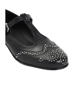 Church's Studded Buckled Mary Jane Flats - Black