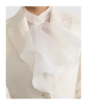 Dior Fitted Jacket With Mulberry Silk Satin Covered Buttons