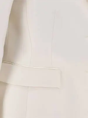 Dior Fitted Jacket With Mulberry Silk Satin Covered Buttons